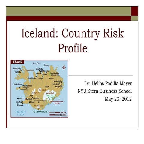 Iceland: Country Risk Profile | PPT
