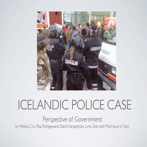 Icelandic police case | KEY