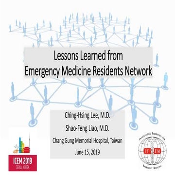 Lessons learned from Emergency Medicine Residents Network | PPTX