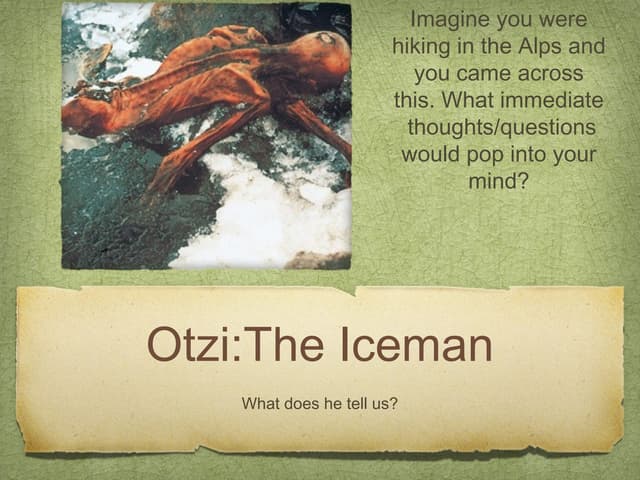 The Iceman: A Historical Inquiry | PDF | Death, Injury, or Military ...