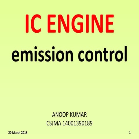 IC Engine | PPT
