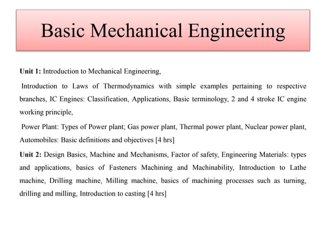IC Engine Fundamentals | PPT