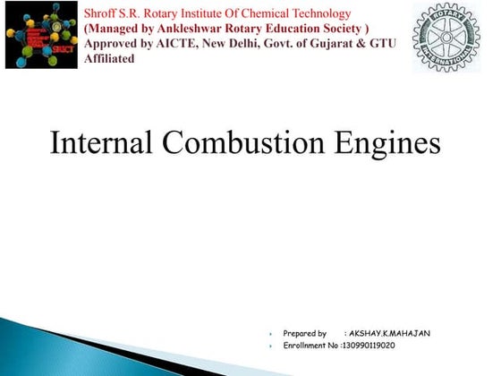Four Stroke Petrol Engine | PPT