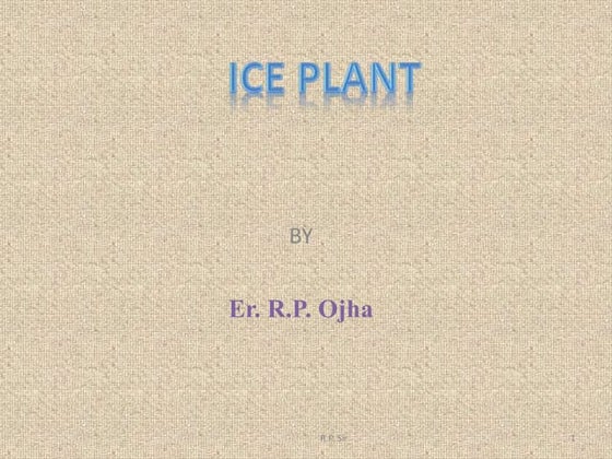 Design of Ice Manufacturing Plant 2000 lb | PDF | Chemistry | Science