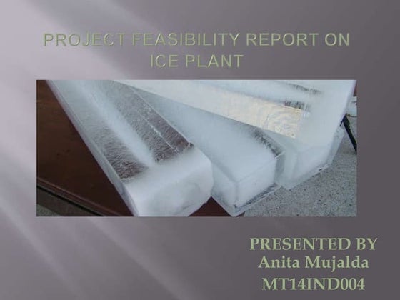 ice plant factory report | PDF