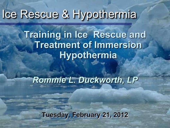 ICE RESCUE AWARENESS NFPA COMPLIANT | PPTX