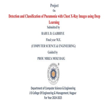 Detection and Classification of Pneumonia with Chest X-Ray Images using ...