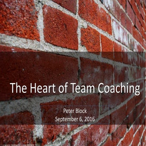 The Heart of Team Coaching: Making the shift from helping to being ...
