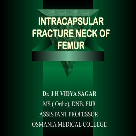 Non union neck of femur | PPTX