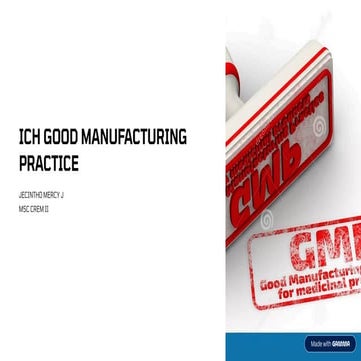 ICH 7- GMP Guidance for API-questions & answers | PDF