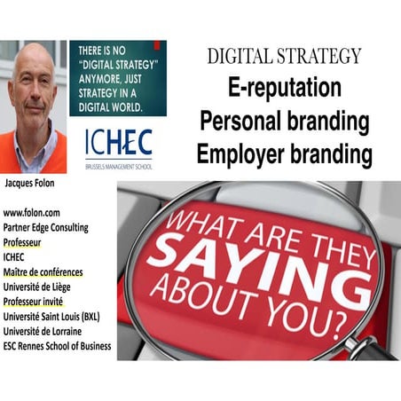 digital strategy & e-reputation | PDF