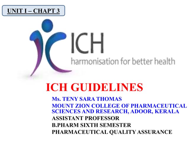 ICH GUIDELINES | PDF