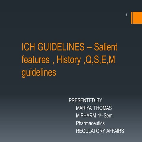 Pharmaceutical Quality Standards Explained: ICH Q-Series Guidelines Q1 ...