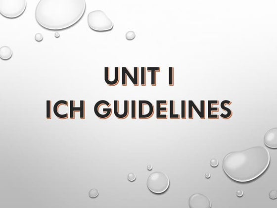 Ich guidelines Q1A(R2) | PPTX | Pharmaceutical Industry | Industries