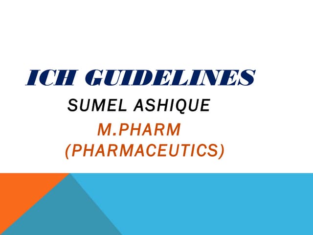 Ich Safety Guidelines Ppt