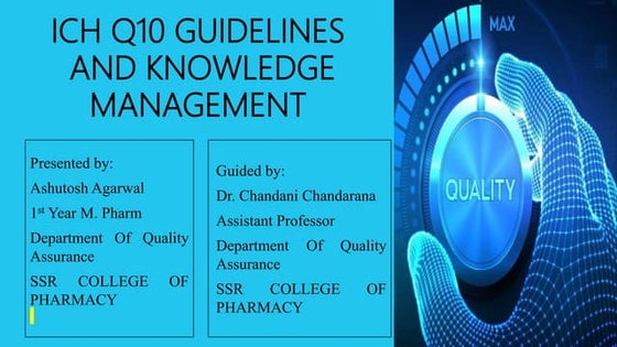 ICH Q10 | PPTX