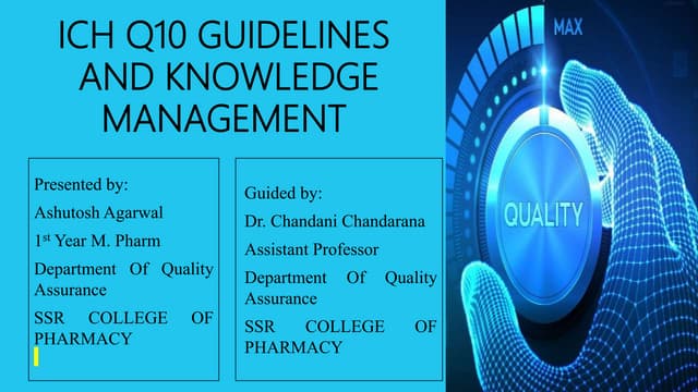 Pharmaceutical Quality Management System | PPTX