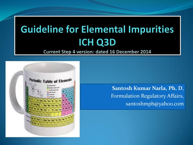 Residual Solvent Analysis; part 1 GC-Head Space Calculations of ...