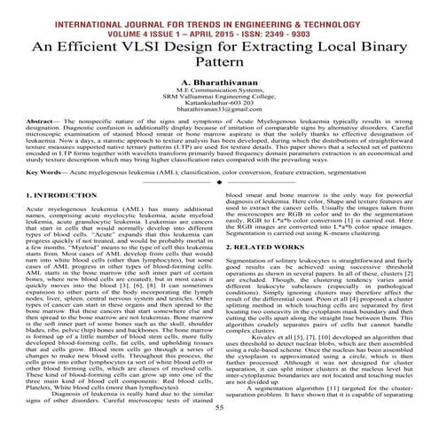 An Efficient VLSI Design for Extracting Local Binary Pattern | PDF