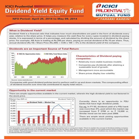 ICICI Prudential Dividend Yield Equity Fund - One Pager | PDF