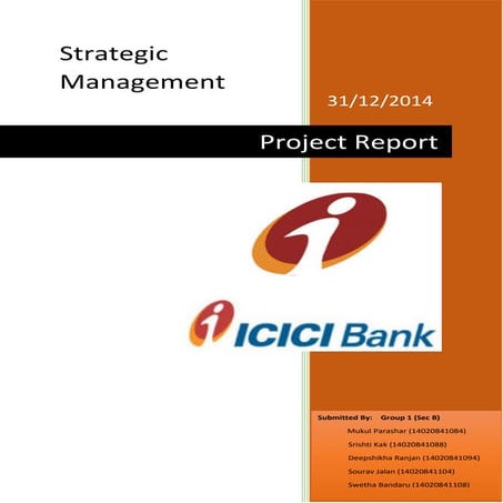 Strategies of ICICI bank | PDF
