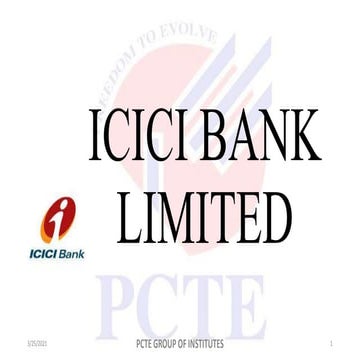 Icici bank limited | PPT