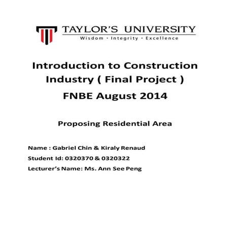 Residential Building Construction Report | PDF