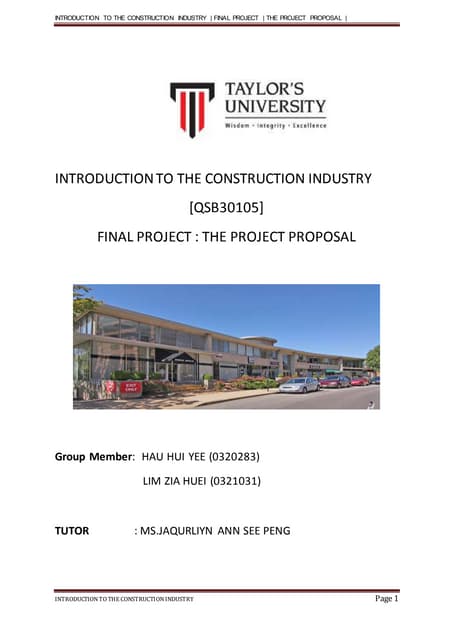 ICI Development Proposal | PDF