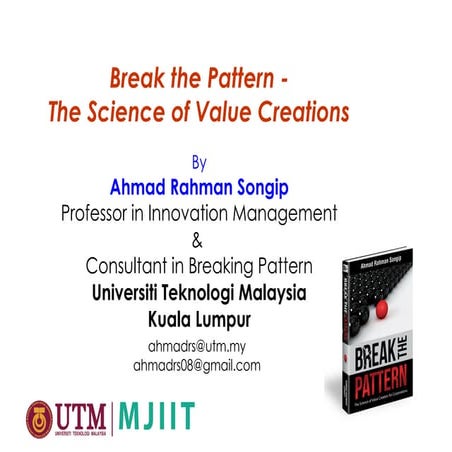 ICIM2015 Keynote - Prof Ahmad Rahman Songip | PDF