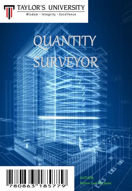 Quantity surveyor | PPTX | Business | Business and Finance