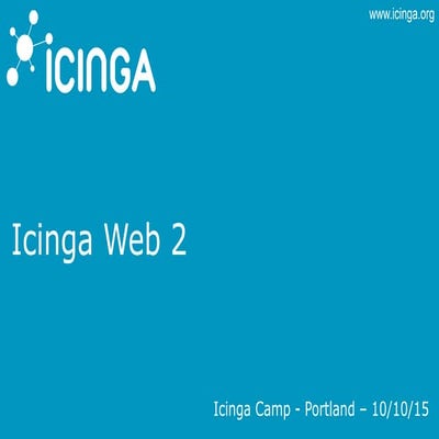 Introduction into Icinga Web 2 | PPTX