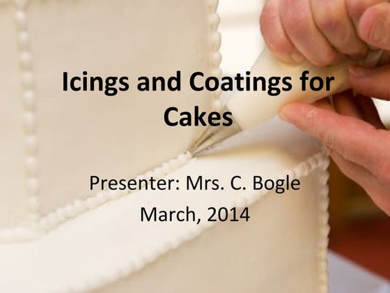 Icing and frosting | PPT