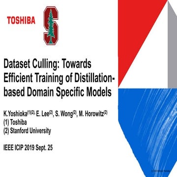 Dataset Culling: Towards Efficient Training of Distillation based ...