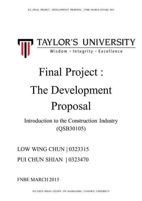 Isi kandungan proposal | DOCX