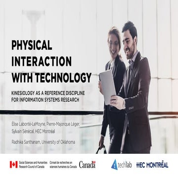 Physical interaction with technology: kinesiology as a reference ...