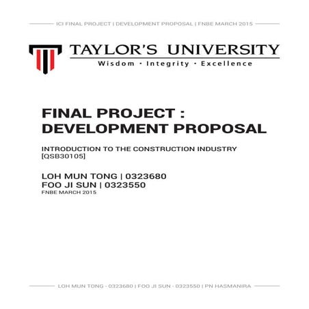 ICI Development Proposal | PDF