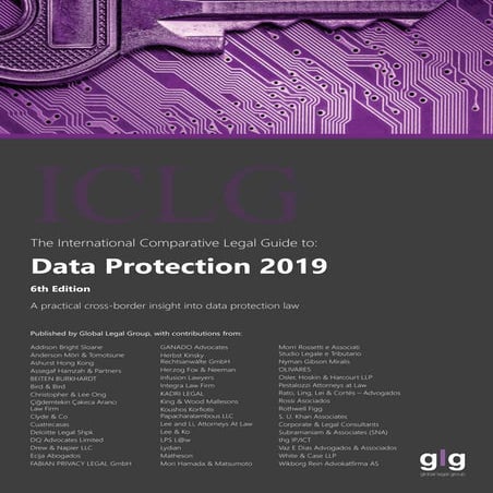 International Comparative Legal Guide to Data Protection 2019 | PDF