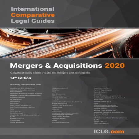 ICLG Mergers and Acquisitions 2020 | PDF