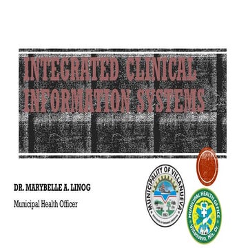 iClinicSys - STEAG Presentation for Rural Health Unit | PPTX