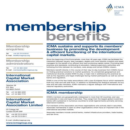 ICMA Membership Benefits | PDF