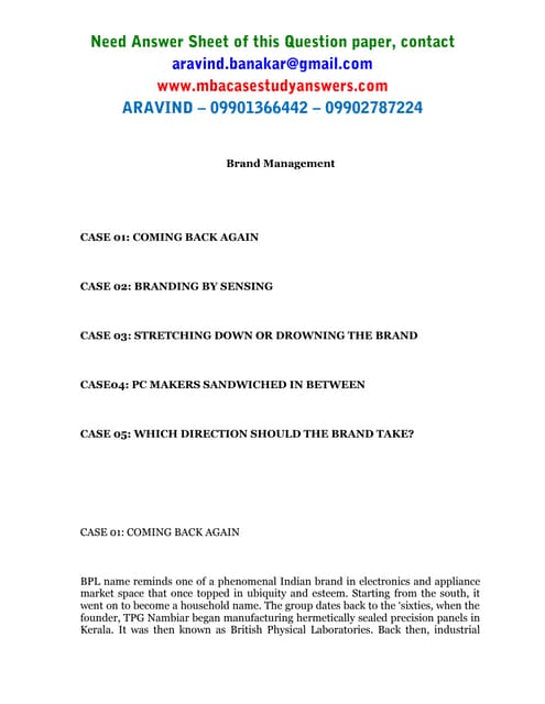 Godrej case study | PDF