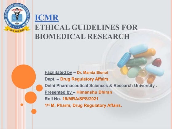 Indian council of medical research (ICMR) | PPT