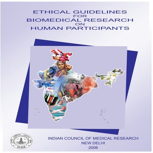 Icmr ethical guidelines | PDF