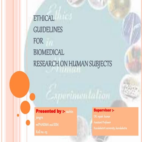 Icmr guideline | PPTX