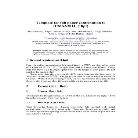 Icmsa 2011 template | PDF