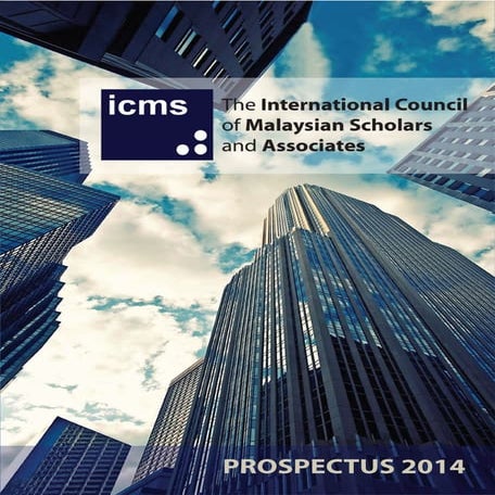ICMS Prospectus 2014 | PDF | Professional School | Postgraduate Education