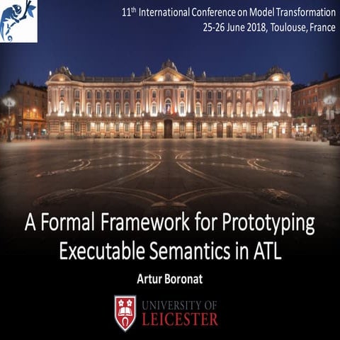 A Formal Framework For Prototyping Executable Semantics In Atl Ppt