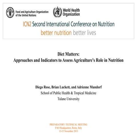 Nutritional assessment of community | PPT