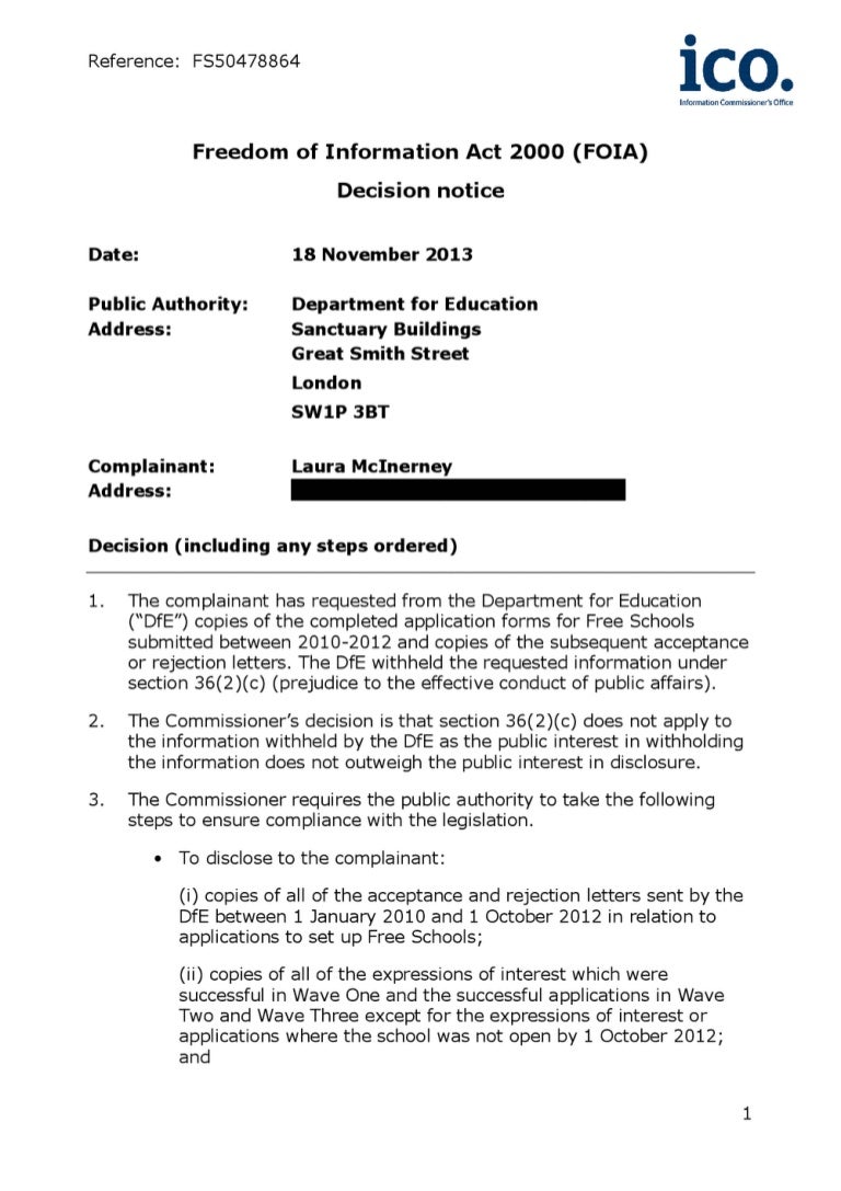 Ico decision notice lm