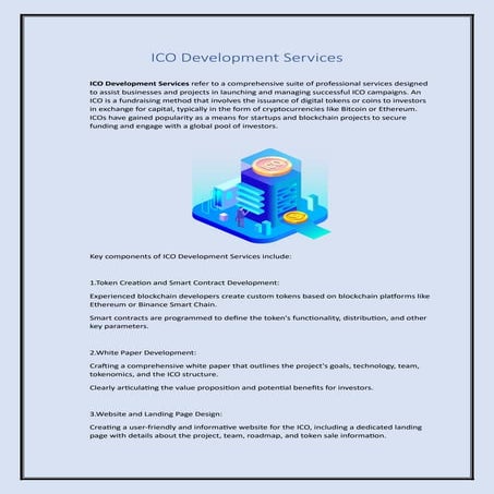 ICO Development Services | ICO Development | PDF | Free Download